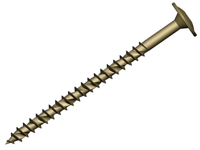 Wafer Head TORX® Compatible Construction T40 Screws Tan 8x300mm Tub 25 ...